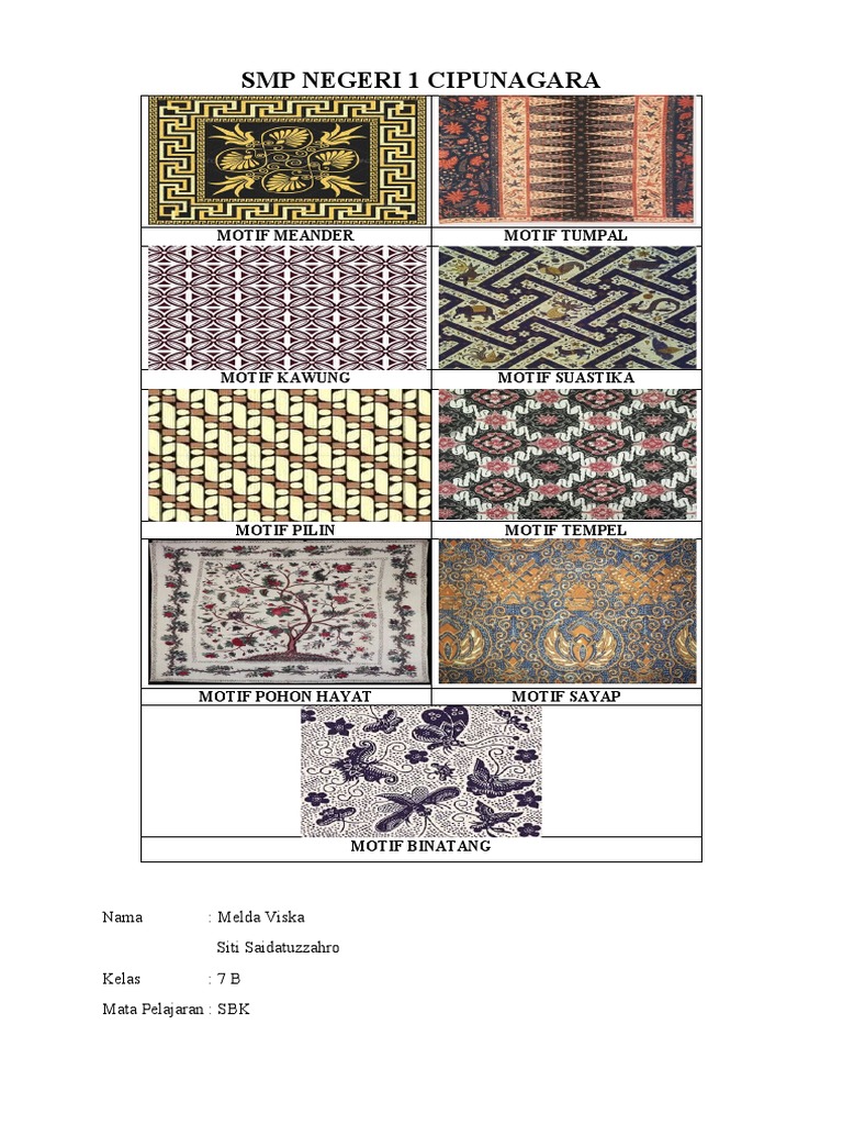 Motif Meander SBK | PDF