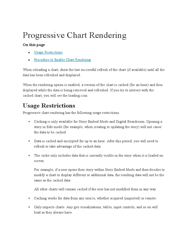 Progressive Chart Rendering | PDF