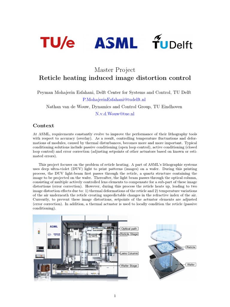 Reticle heating control for lithography image distortion | PDF ...