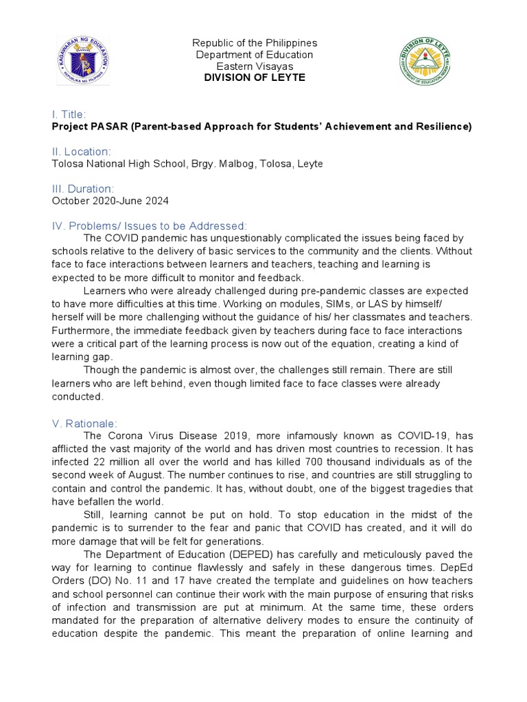 Project Pasar Modified 2022 | PDF | Learning