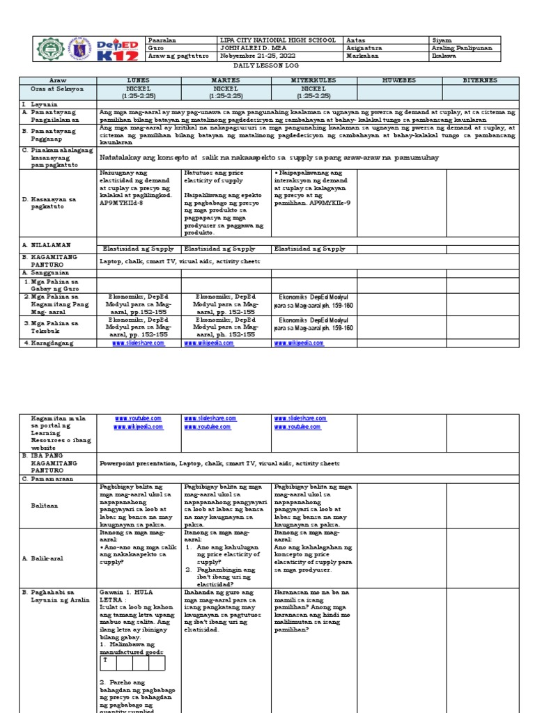 Q2 DLL Ap9 Week4 | PDF