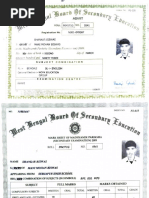 SSLC Marks Card | PDF