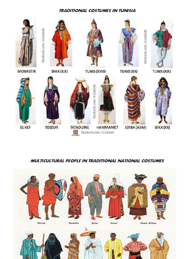 Traditional Costumes in Tunisia | PDF