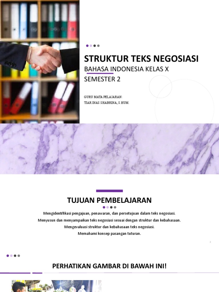 Struktur dan Contoh Teks Negosiasi | PDF