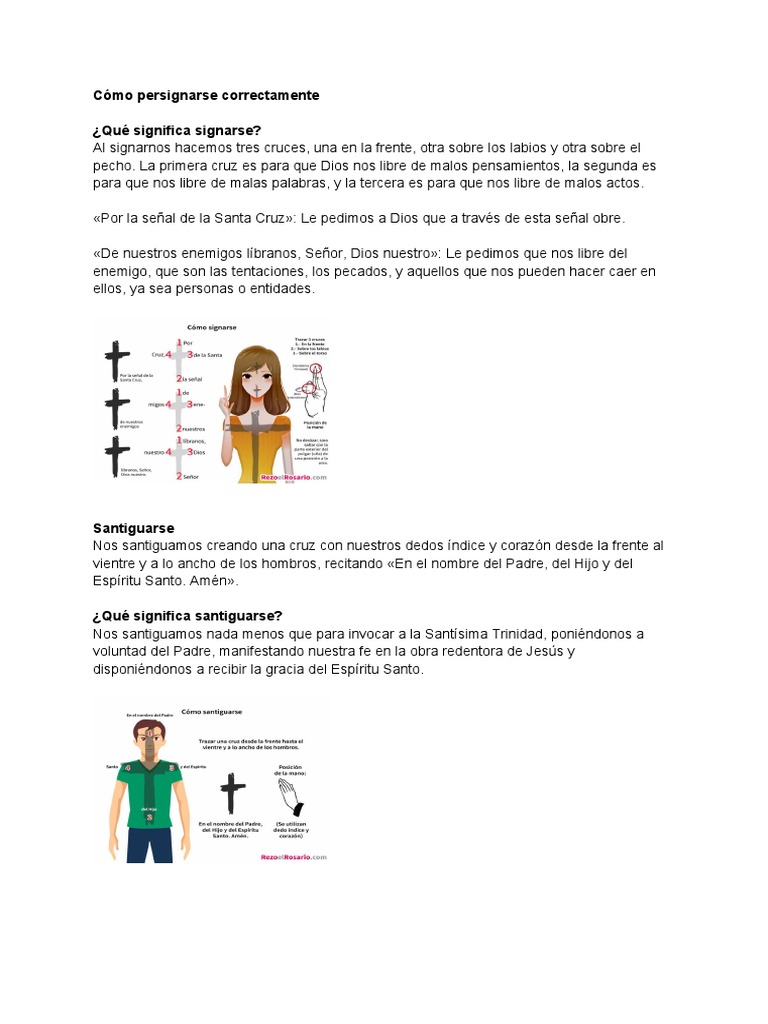 Persignarse | PDF