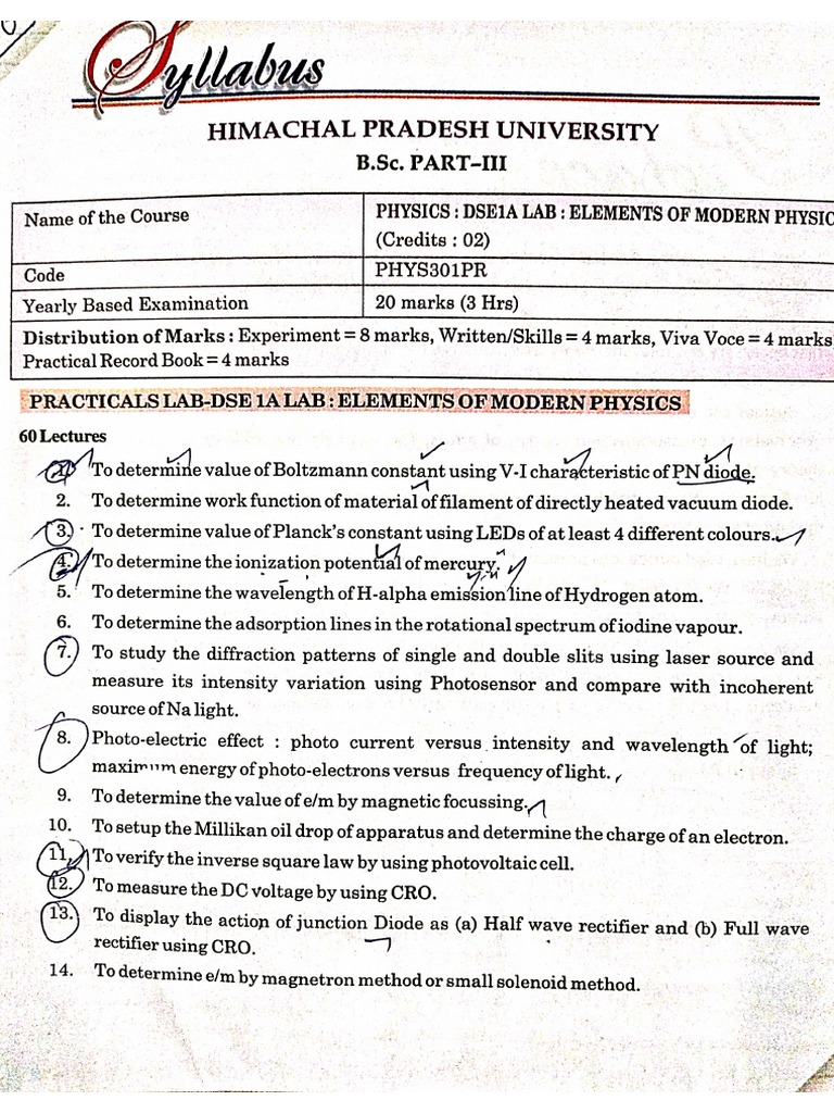Physics Practical | PDF