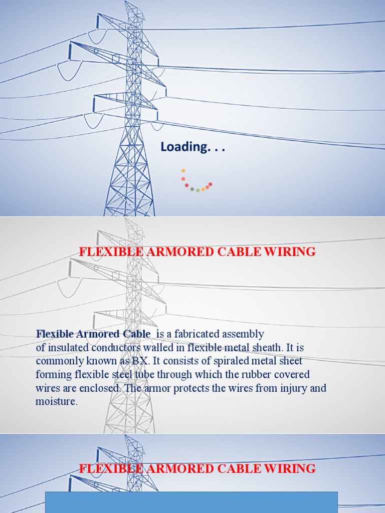 Armored Cable Wiring | PDF