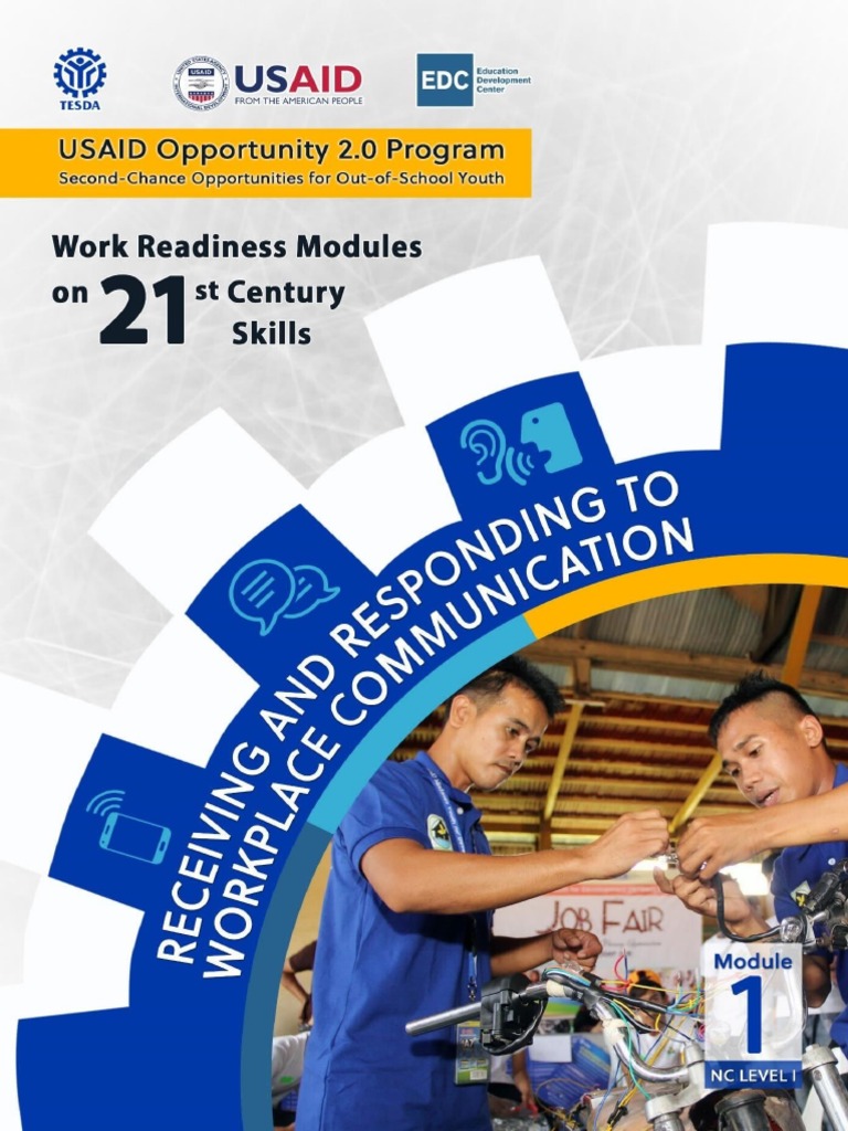 Module 1 NC I Receiving and Responding To Workplace Communication ...