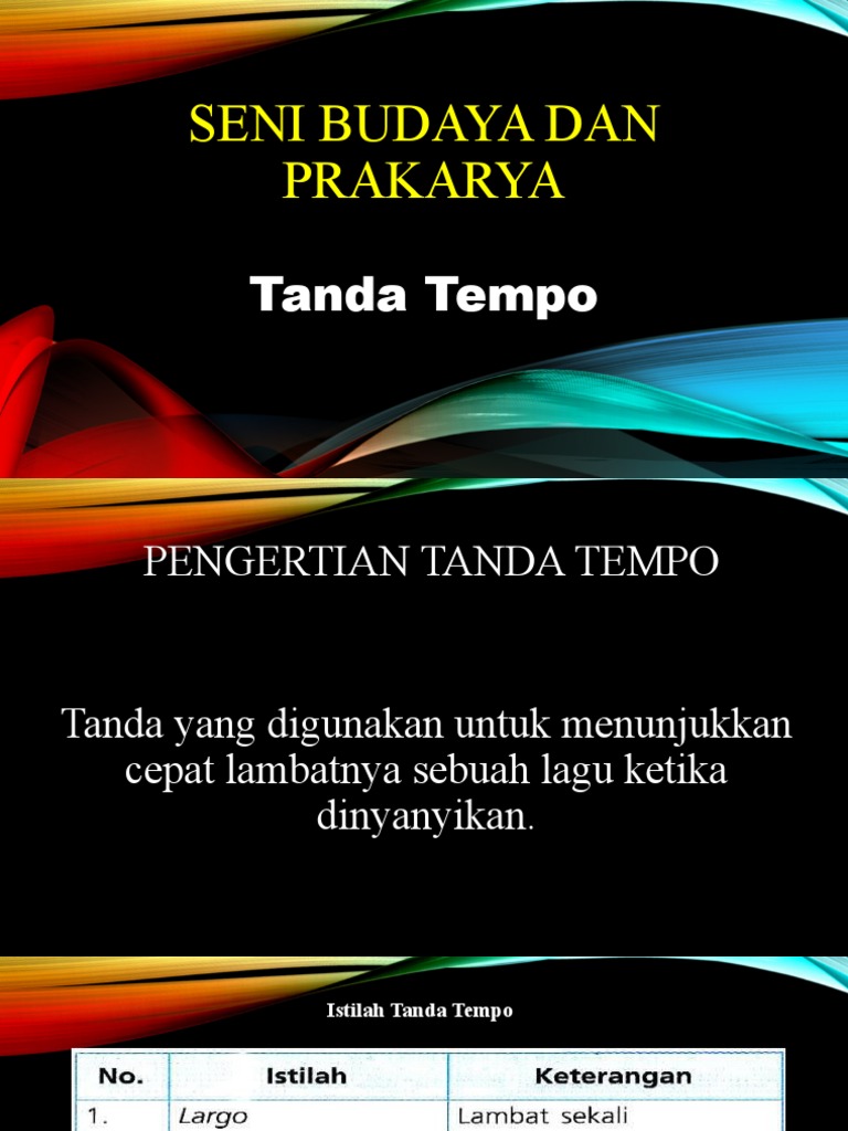 Pengertian dan Fungsi Tanda Tempo | PDF