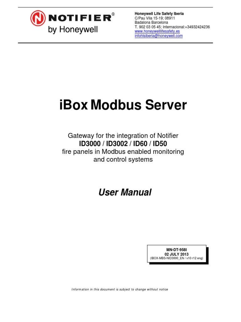 MN DT 958i Ibox Mbs Nid3000 | PDF | Computer File | Port (Computer Networking)