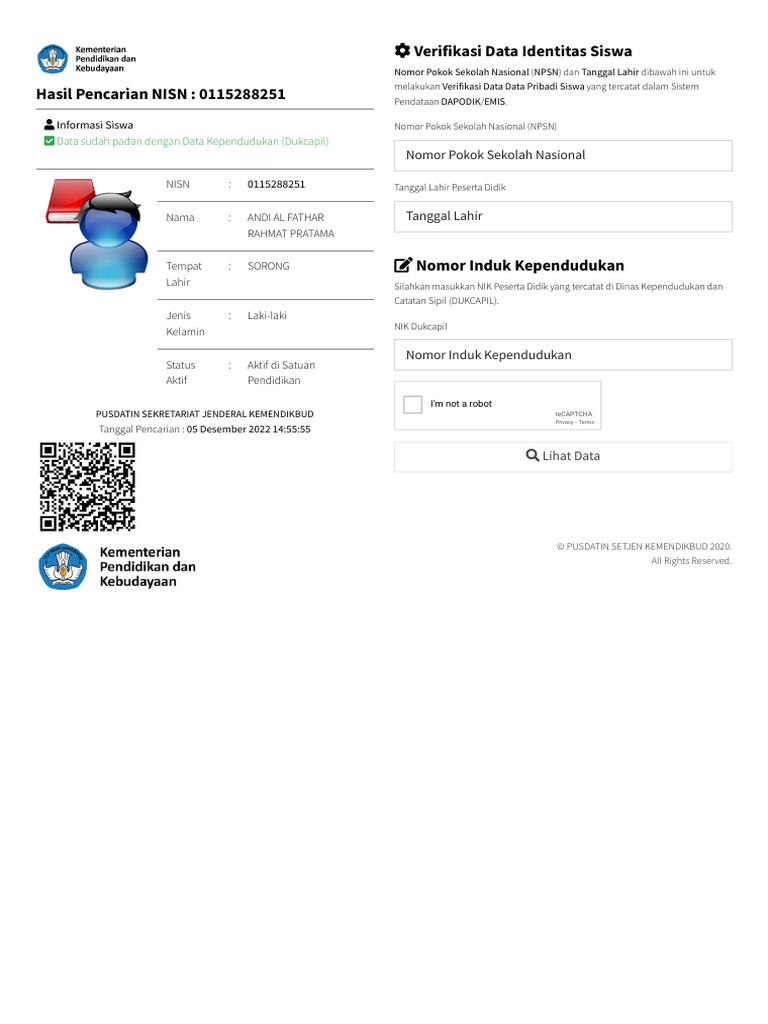 Cek NISN Online | PDF