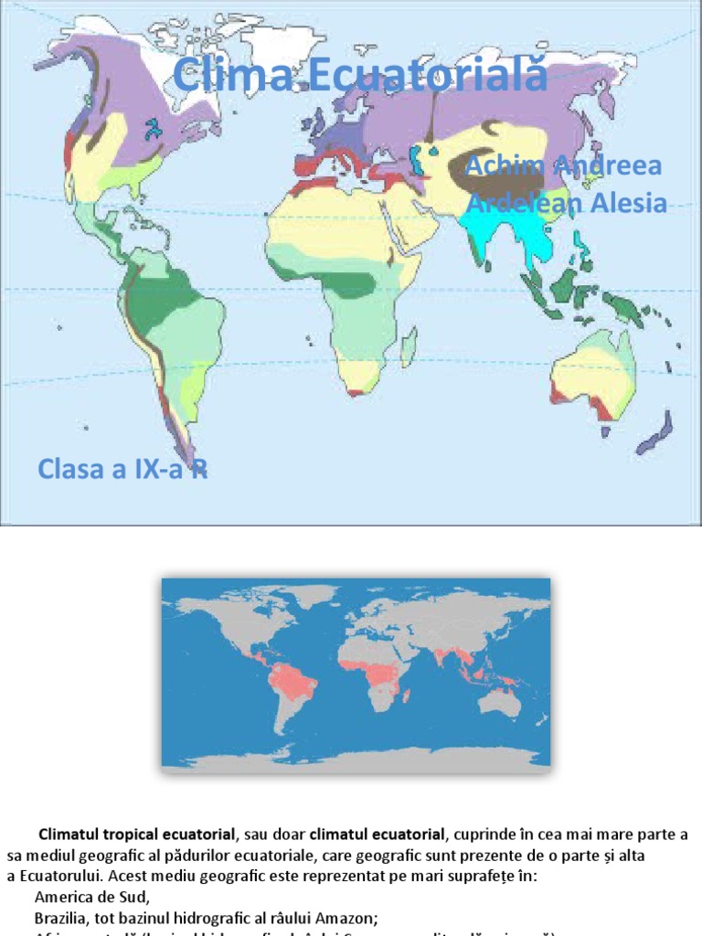 Clima Ecuatoriala | PDF