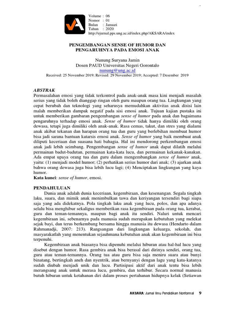 Indikator SELERA Humor | PDF