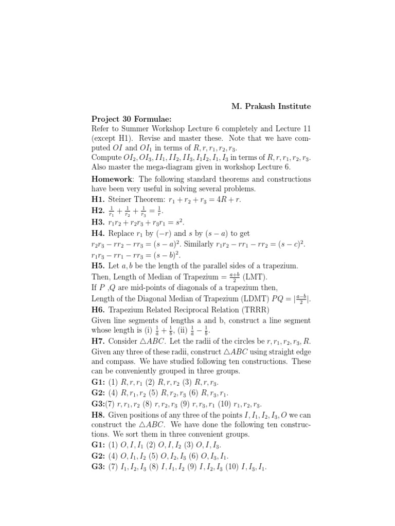 Expressing the Sides of a Triangle in Terms of Radii in a Five Circle ...