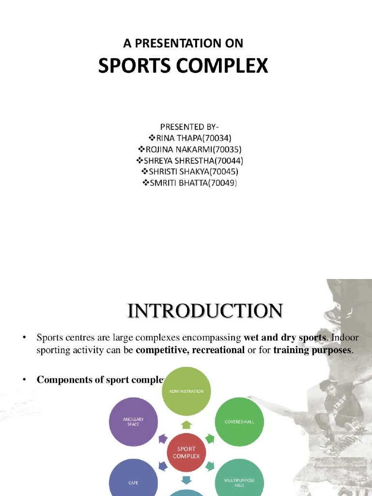 A Presentation On Sport Complex | PDF