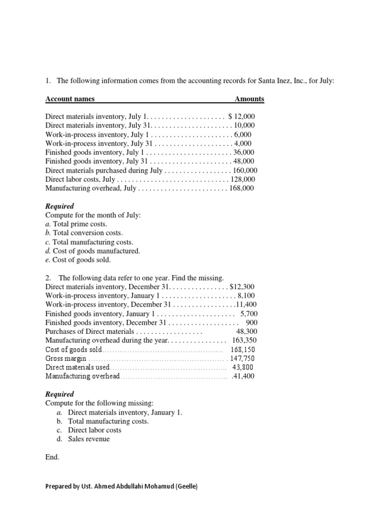 Chapter 2 Problems To Be Solve | PDF