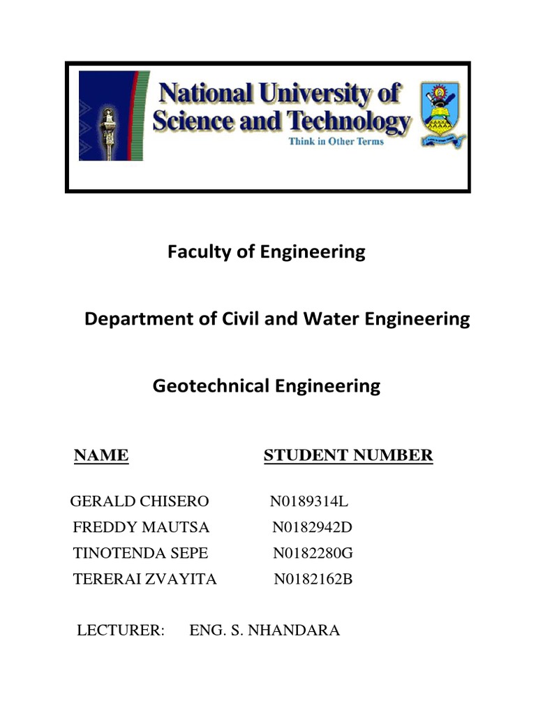 Worked Example Calculations Assignment 2 (GEOTECH) - 1 | PDF