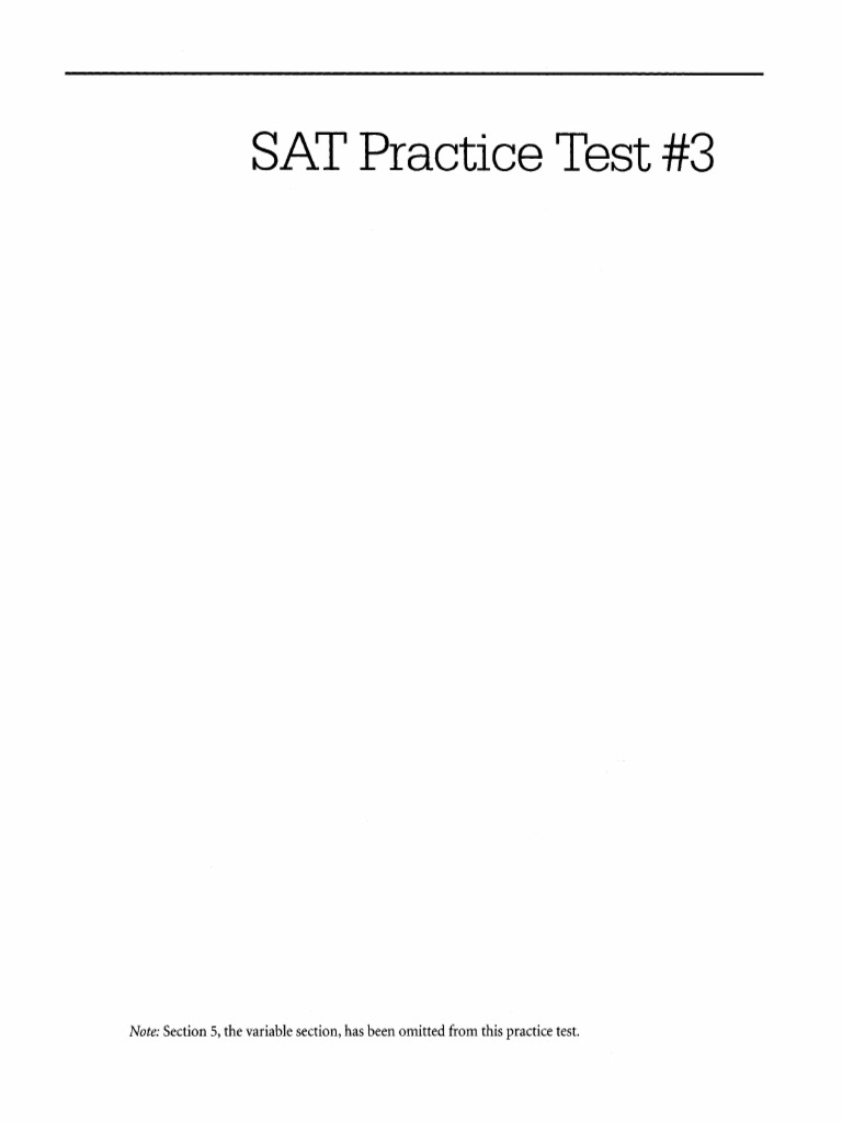 Real SAT 3 | PDF