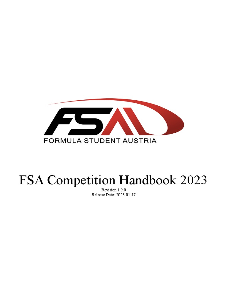 FSA Competition Handbook 2023-1-2 0 | PDF