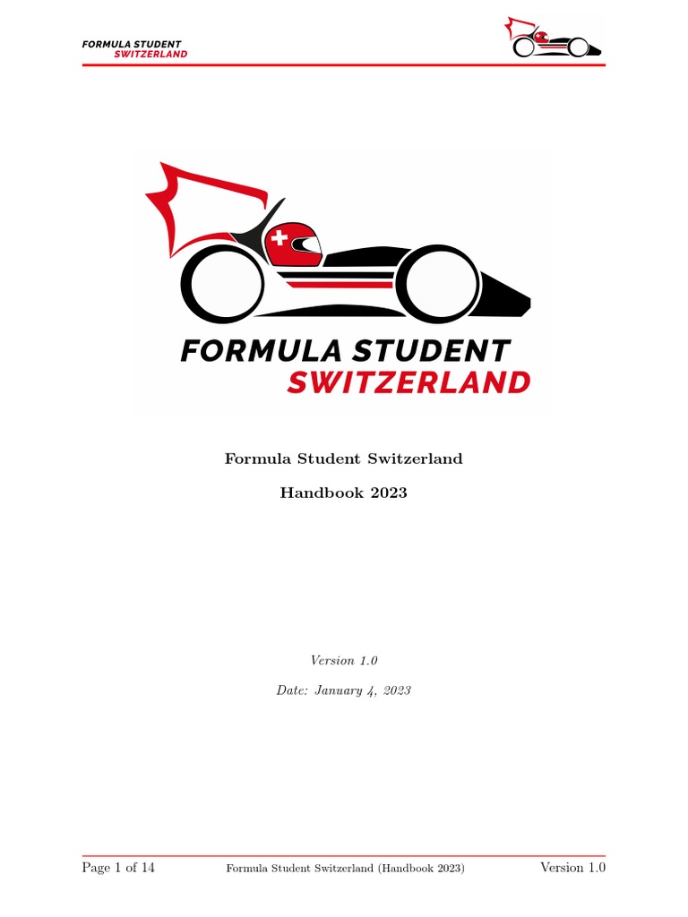 FSCH Handbook2023 v1 | PDF | Fee | Transport