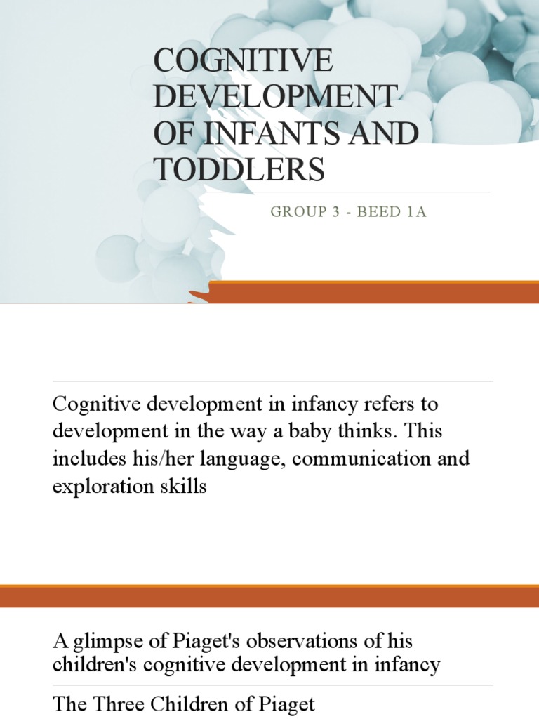 Piaget's Stages of Infant Cognitive Development | PDF | Language ...