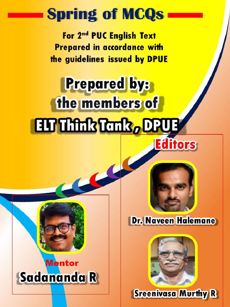 Think Tank II PUC English MCQ - Revised Normal | Download Free PDF ...