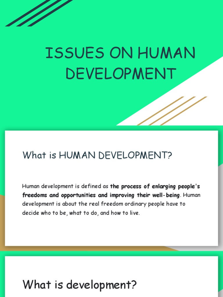 Issues On Human Development | PDF | Nature Versus Nurture | Developmental Psychology