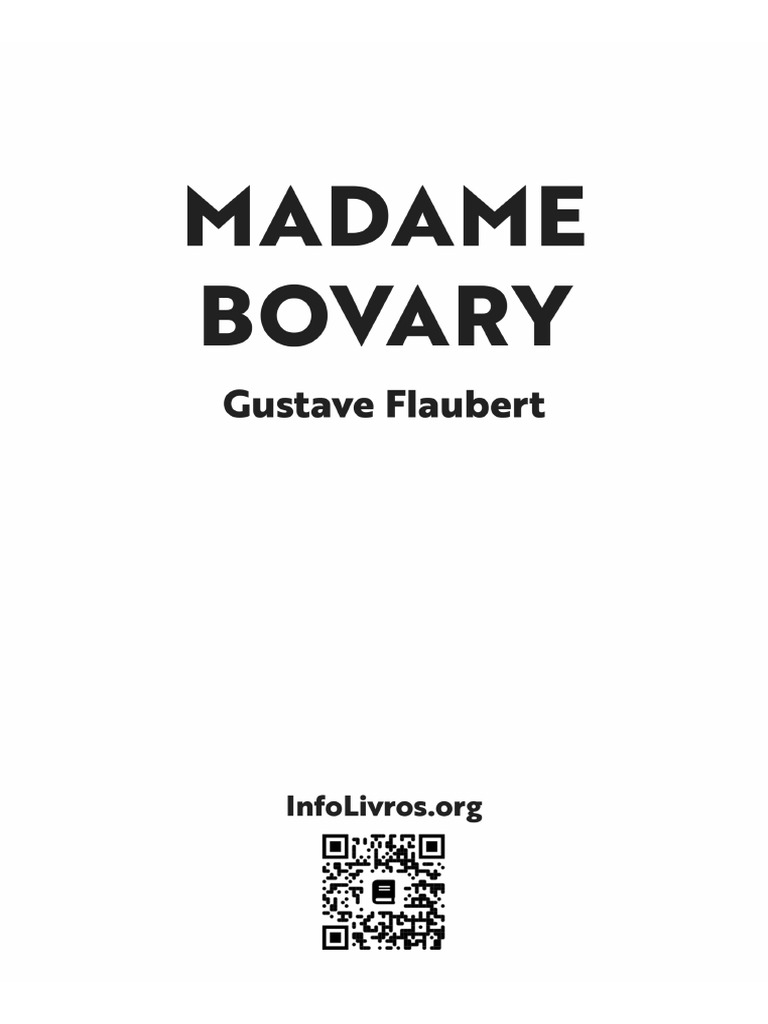 Madame Bovary Gustave Flaubert | PDF
