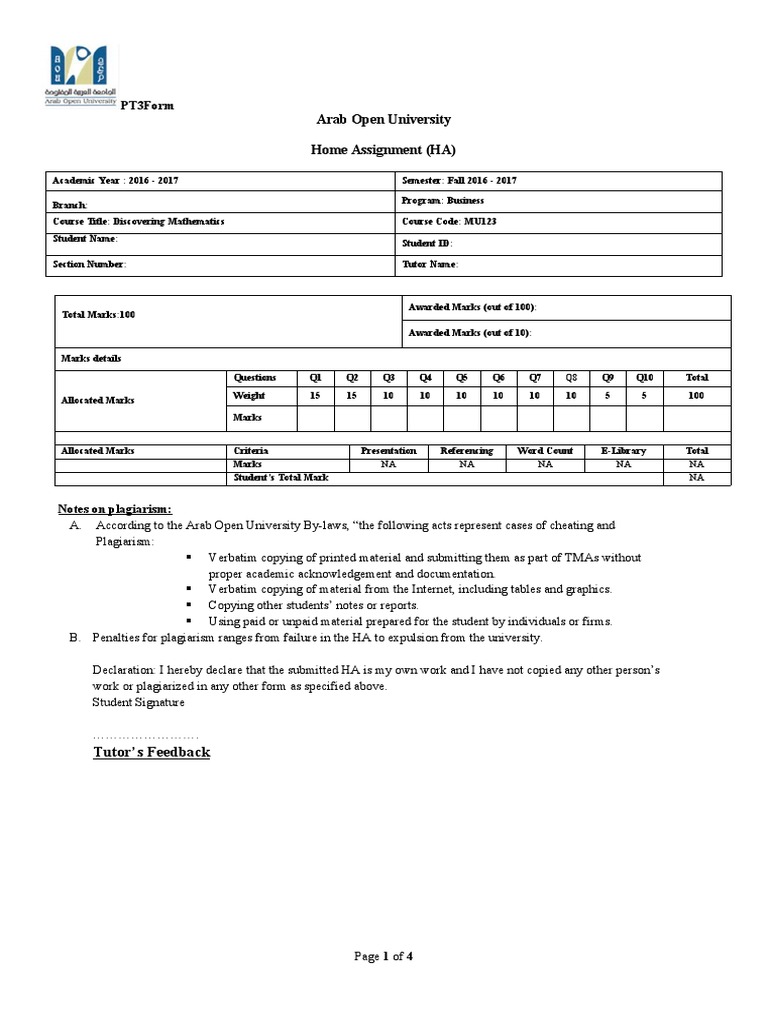 Fall 2016 MU123 Take Home Assignemnt | PDF | Interest | Interest Rates