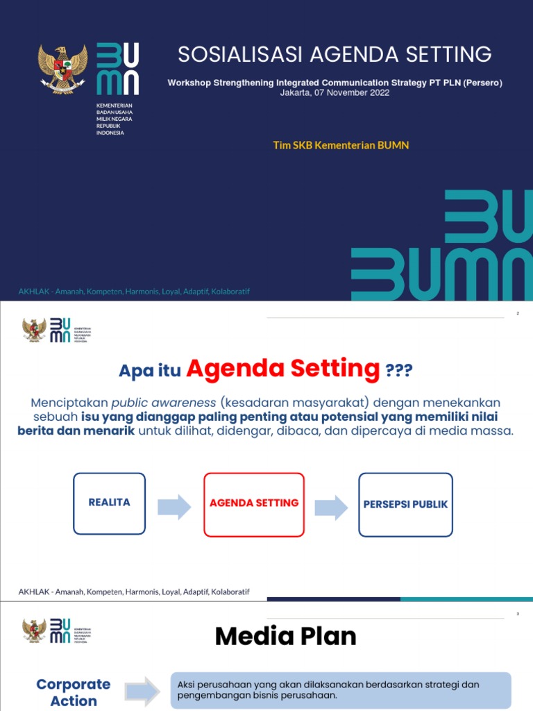 Strategi Agenda Setting BUMN | PDF