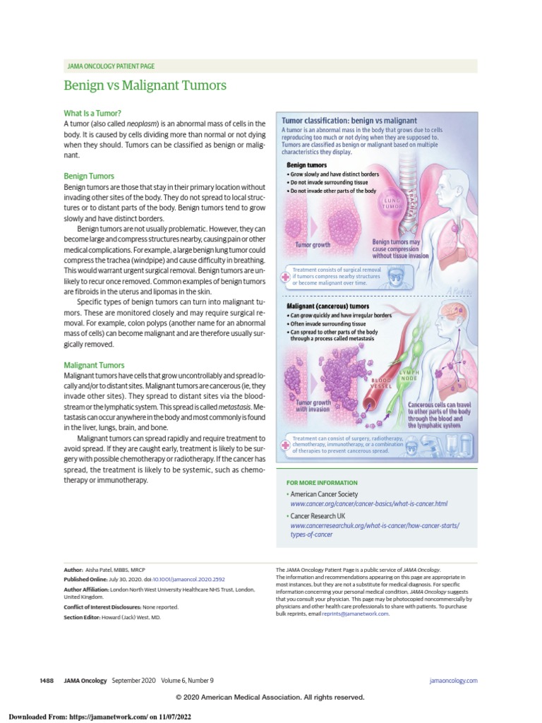 Jamaoncology Patel 2020 PG 200003 1599155176.12055 | PDF | Neoplasms ...