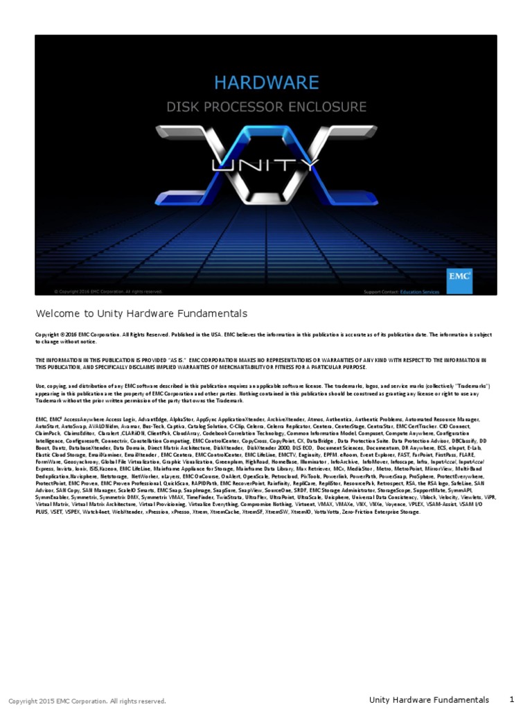 Unity Hardware Fundamentals SRG | Download Free PDF | Computer Data ...