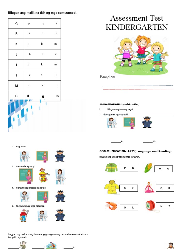3rd Quarter Assessment Mother Tongue and Socio 2019 | PDF