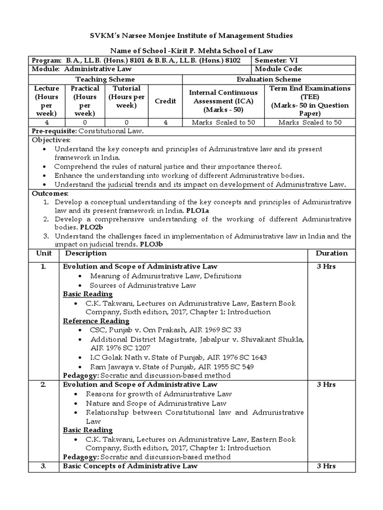 Administrative Law Pdf Administrative Law Common Law