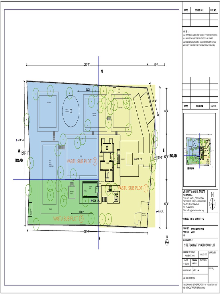 Site Plan With Vastu Sab Plot Sheet 04 | PDF