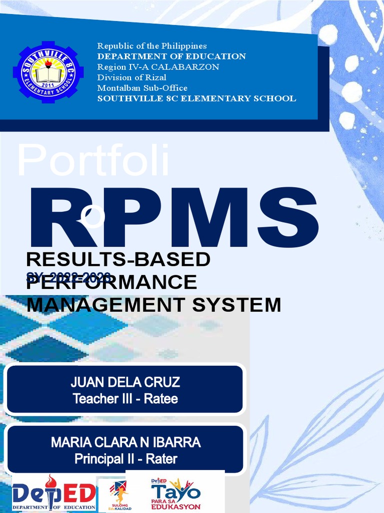 RPMS Template SY 2022-2023 | PDF | Learning | Educational Assessment
