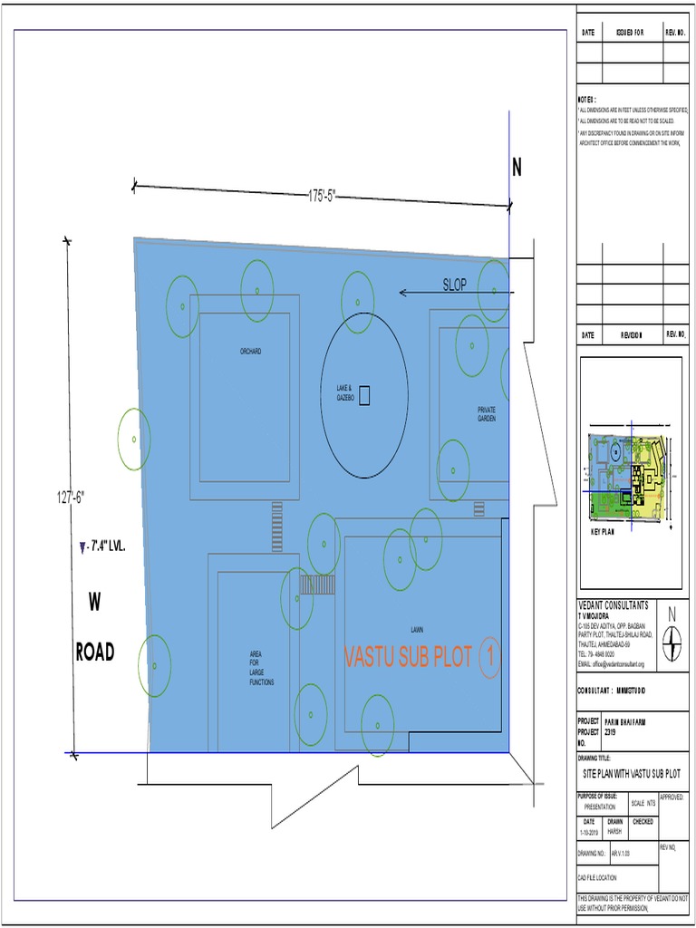 Site Plan With Vastu Sab Plot Sheet 03 | PDF