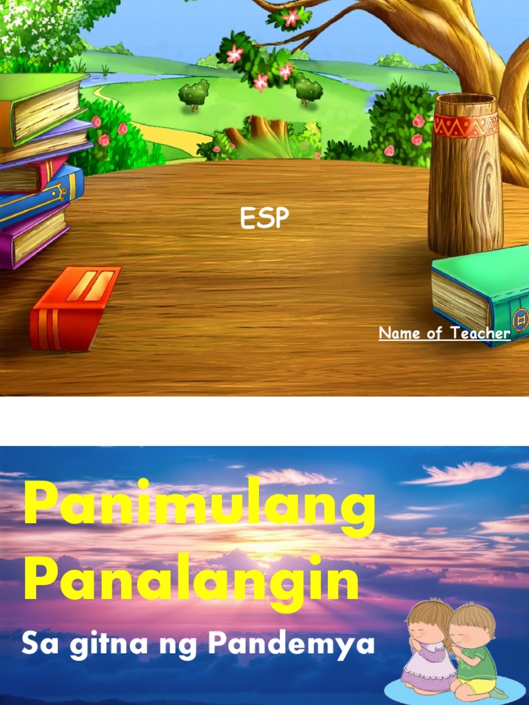 1st Quarter Esp Lesson 8 PPT Milleth | PDF