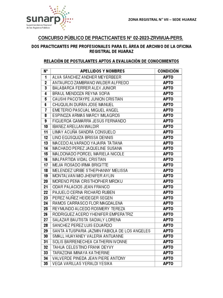 Aptos A Evaluación de Conocimientos | PDF