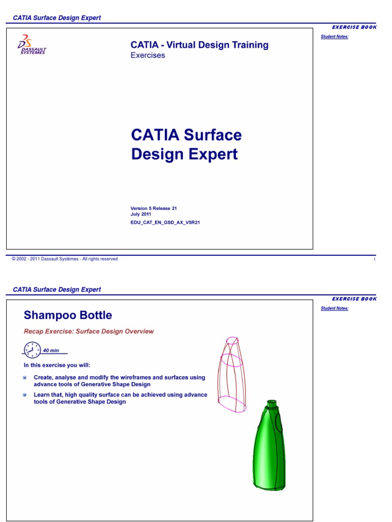En v5r21 Surface Design Expert | PDF | Technology Development ...