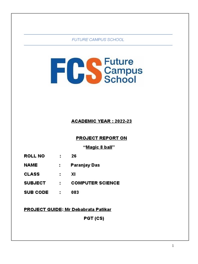 Magic 8 Ball | PDF | Software Testing | Computer Program