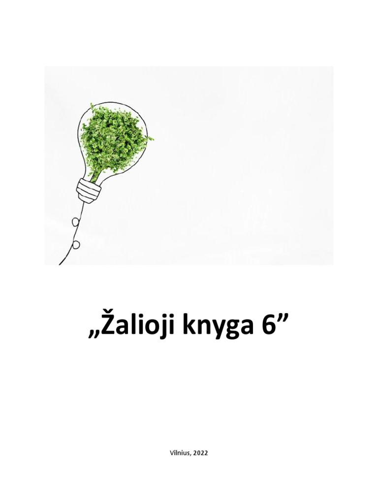 Žalioji Knyga 6 - Metodinė Medžiaga | PDF