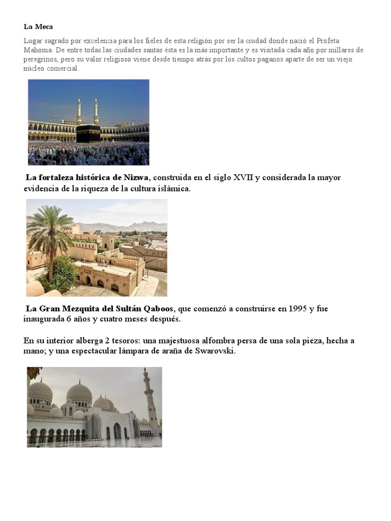 La Meca | PDF | El Cairo | Mezquita