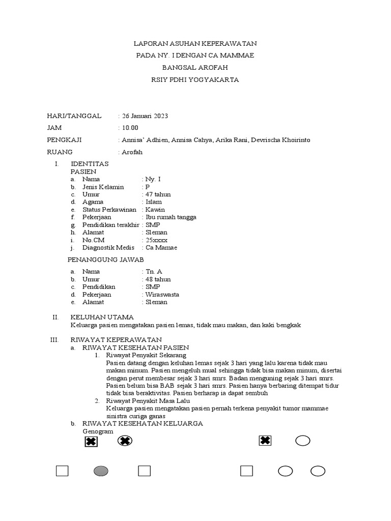 Askep CA Mamae-1 | PDF