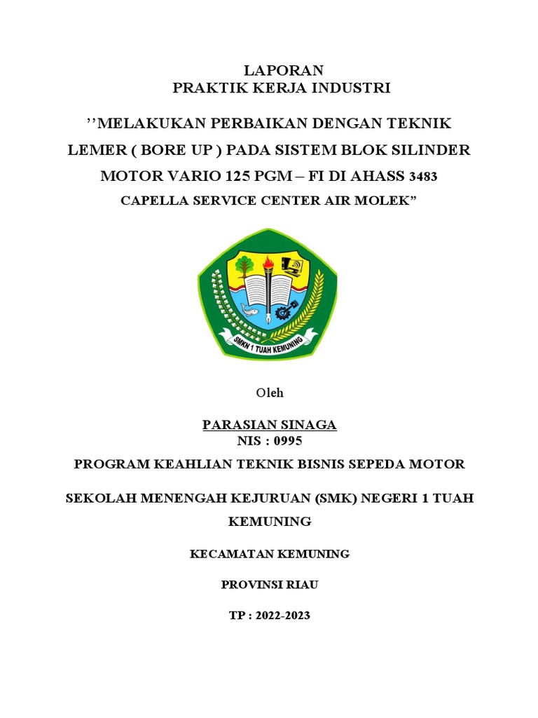 Perbaikan Blok Motor dengan Teknik Lemer | PDF
