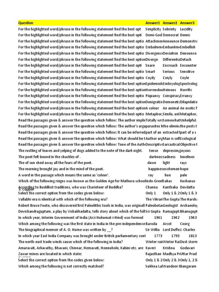 Ausat Final Set 1 | PDF
