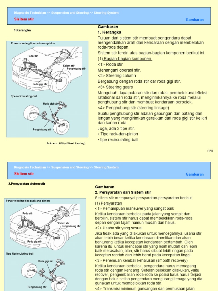 33d04 Steering System | PDF
