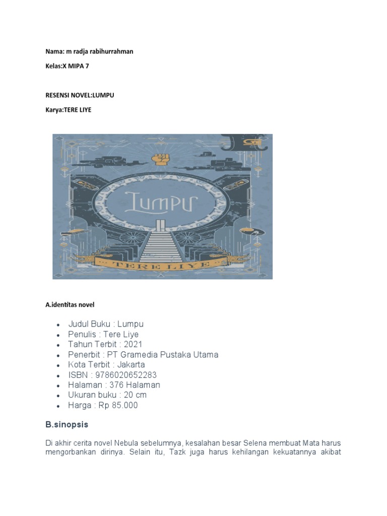 Nama: M Radja Rabihurrahman Kelas:X MIPA 7 | PDF | Fiksi Umum