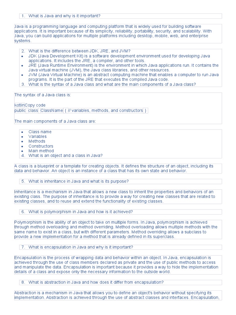 JAVA | Download Free PDF | Programming | Constructor (Object Oriented ... JAVA | Download Free PDF | Programming | Constructor (Object Oriented ...