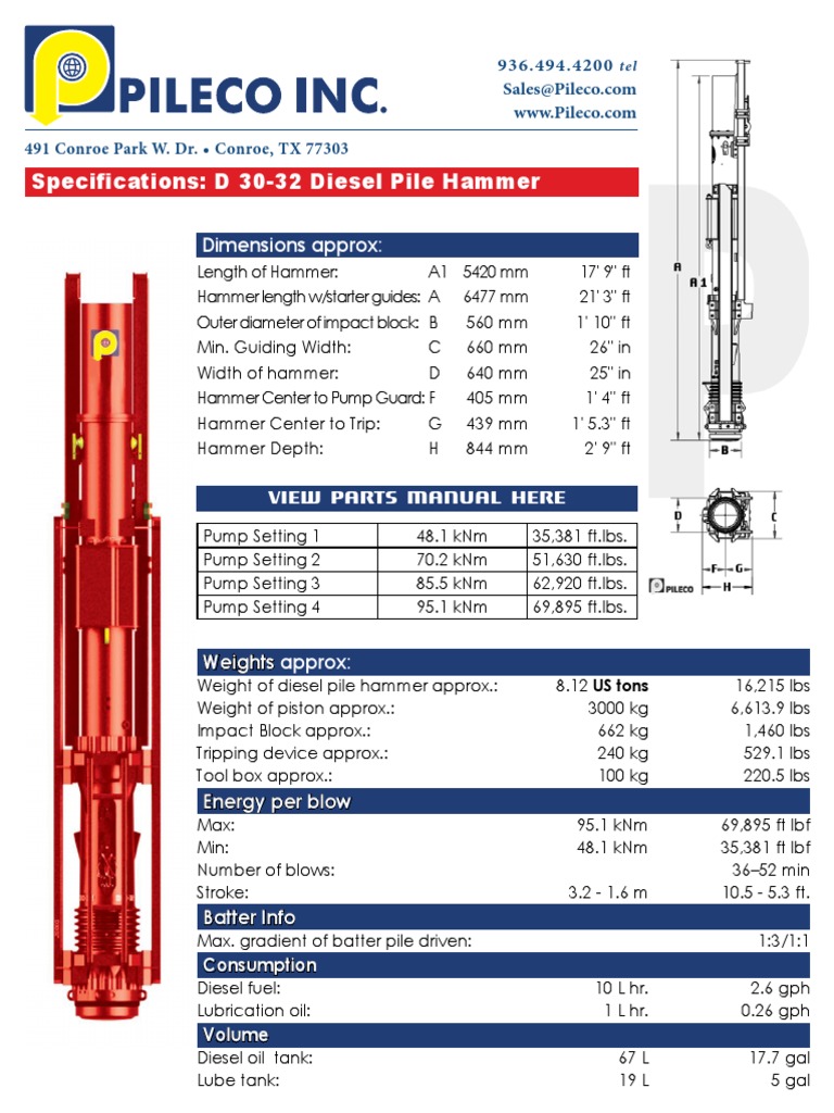 HammerPDF D30-32 | PDF | Diesel Engine | Mechanical Engineering